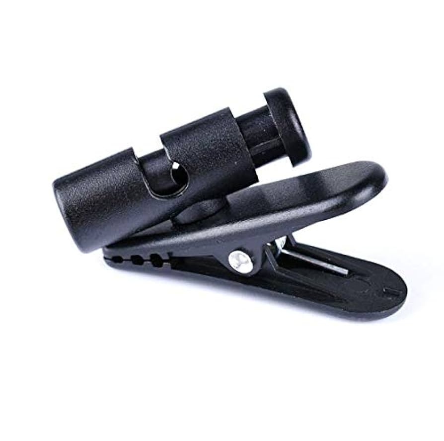 Comms Wire Clip 2–4mm | Black Cable Clip for Headphones & Earphones ...